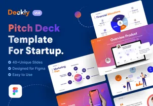 Deckly – Pitch Deck Presentation Figma Template – Professional Template ...