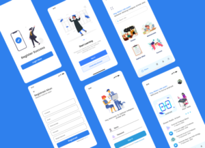 E-learning Mobile Apps UI Figma Kit – Professional Template Kits, built for you