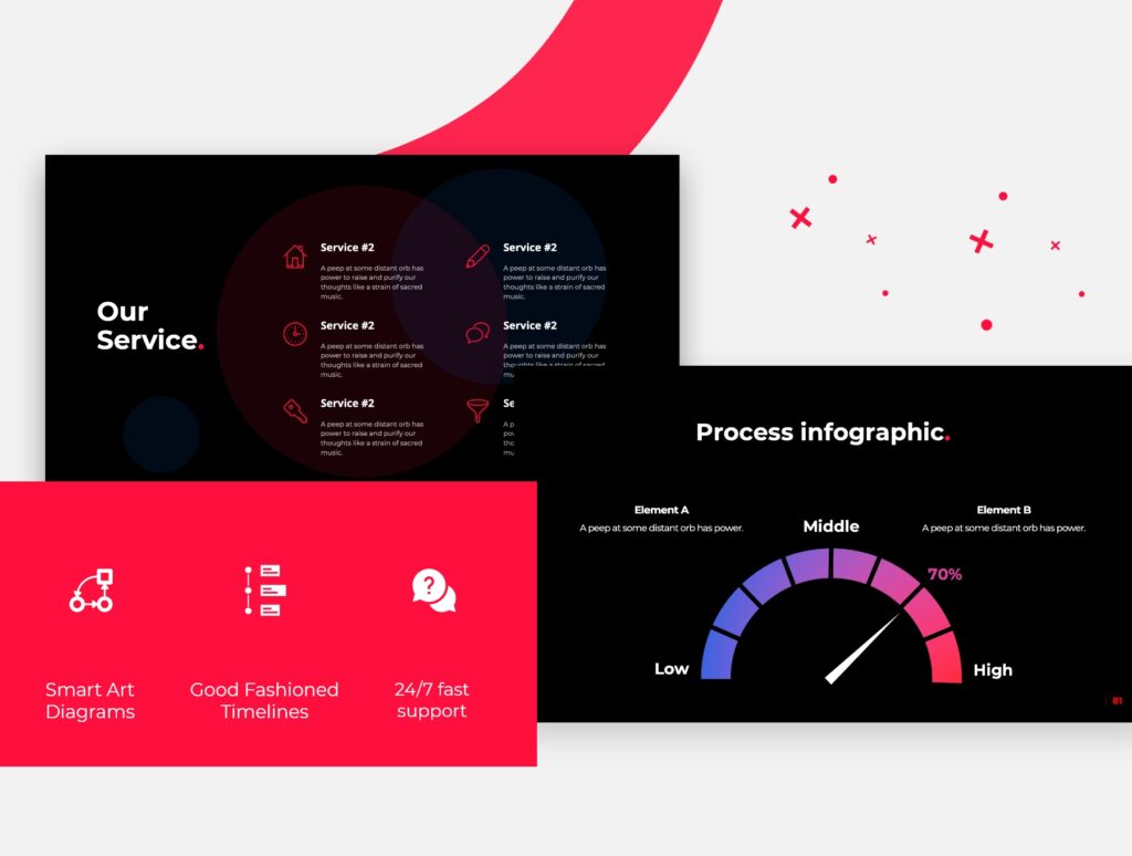 Rave Circle Powerpoint & Keynote template – Professional Template Kits ...